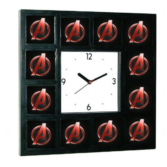 Wall Decor | Clock Promo Marvel Avengers Assemble Around The Clock With ...